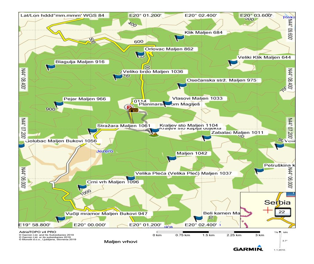 Маљен | Planinarski savez Srbije
