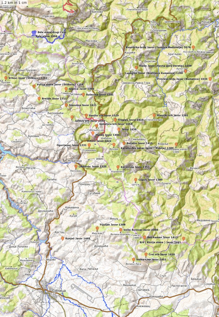 Јавор | Planinarski savez Srbije
