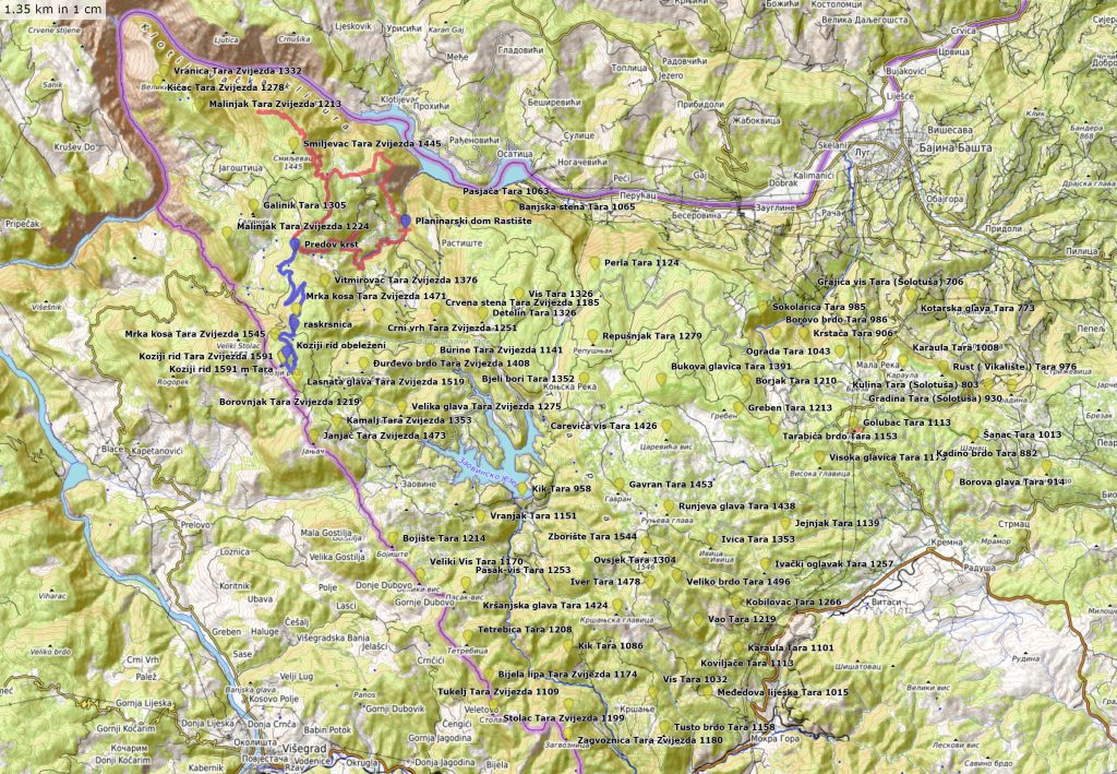 Тара и Звијезда | Planinarski savez Srbije